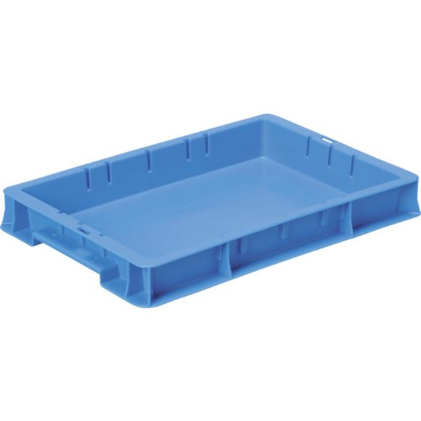 ・長年にわたり好評を得ている使い勝手の良いコンテナです。・容量(L)：4・色：ブルー・外形寸法(mm)間口：424・外形寸法(mm)奥行：291・外形寸法(mm)高さ：56・有効内寸(mm)間口：364.5・有効内寸(mm)奥行：242.5...