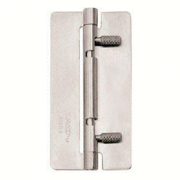 ・軸を引っ込めた状態を保持できるため、扉の取り付け、取り外しが簡単です。・上開き扉、上フタ、横開き扉用。・全長(mm)：100・幅(mm)：50・厚さ(mm)：1.5・ねじ穴数：なし・D2(mm)：9.5・表面処理：サテン仕上げ・取付方法：...