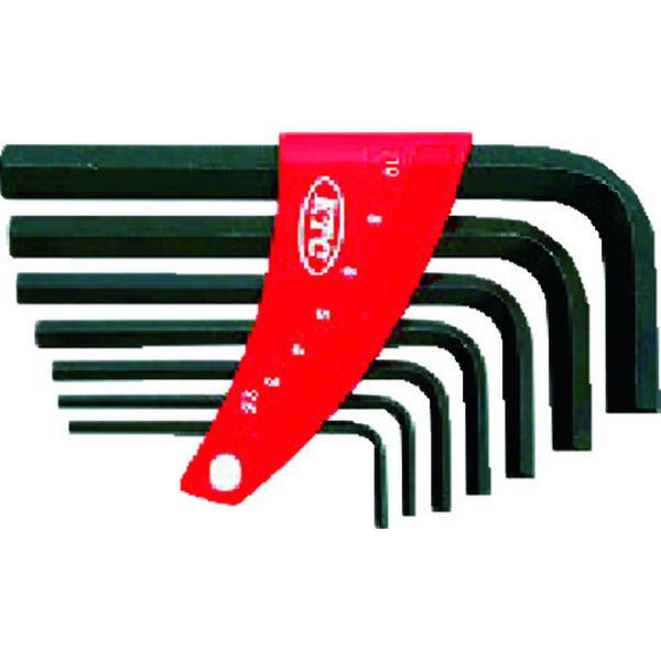 ・使用頻度の高いサイズの7本セットです。・汎用工具に。・セット内容(mm)：2.5、3、4、5、6、8、10・セット内容(本)：7・この商品はレンチ一本単位での販売はしておりません。・口径部形状：ヘキサゴン・先端部形状：ヘキサゴン・特殊鋼・...