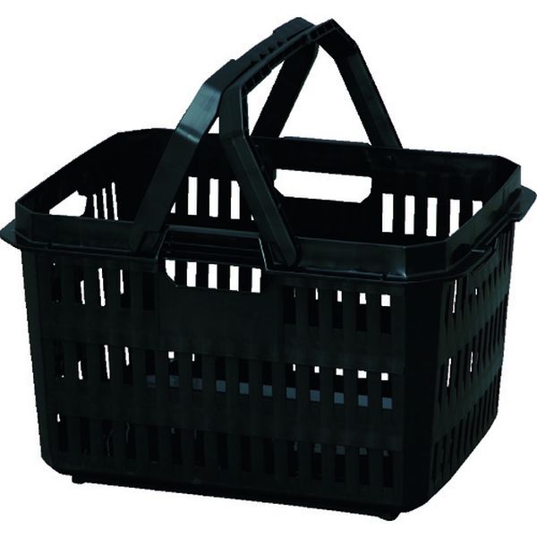 ・かさばる工具をまとめて持ち運べるバスケットです。・積み重ねて使用できるので狭い作業スペースでも邪魔になりません。・ジグザグハンドルで、持ち運びも楽々です。・色：ダークグレー・外形寸法(mm)間口：485・外形寸法(mm)奥行：382・外形...