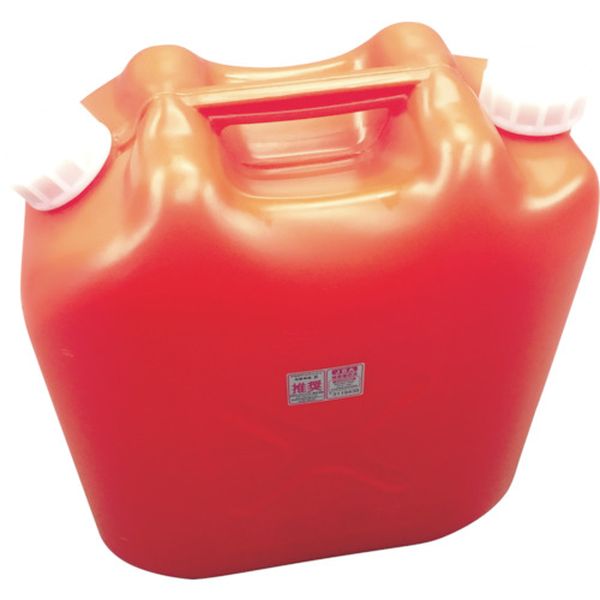 ・灯油専用缶です。・JISマーク認証表示付タンクです。・日本ポリエチレンブロー製品工業会の推奨品です。・灯油の運搬に。・容量(L)：10・色：レッド・幅(mm)：178・奥行(mm)：335・高さ(mm)：233・パッキン付キャップ・目盛な...