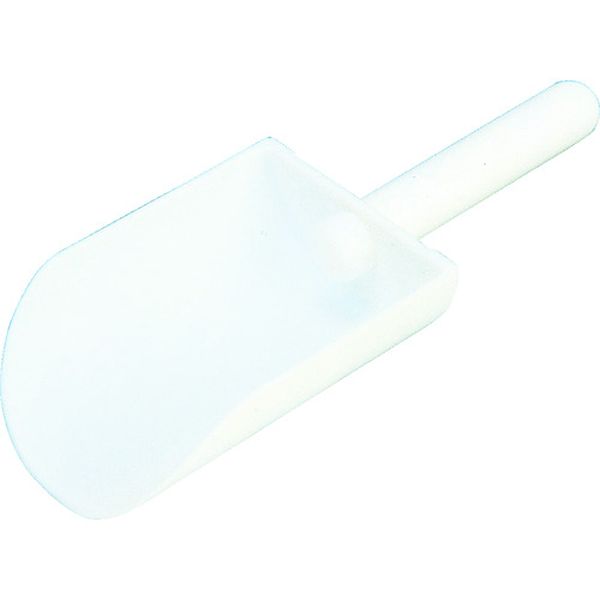 ・オールフッ素樹脂(PTFE)製のスコップです。・耐薬品性に優れています。・取手部は20φ丸棒で丁度手にフィットします。・サンプル採取用。・耐薬品用。・すくい部幅(mm)：90・全長(mm)：225・長さ(mm)：125・すくい部：幅90×...