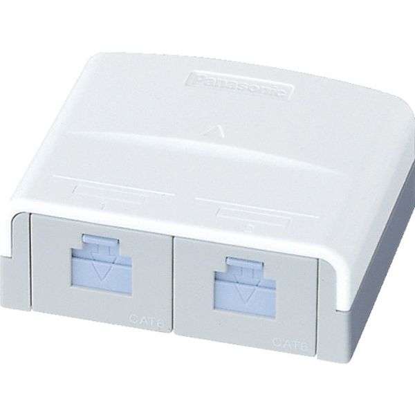 ・工具を使わずに開閉できるスライド式カバーを採用しました。・工具なしでも専用工具でも結線ができます。・LAN用。・カテゴリ：Cat6・ポート数：2・幅(mm)：69・長さ(mm)：60・高さ(mm)：26.9・カテゴリ6・適合LAN：10B...