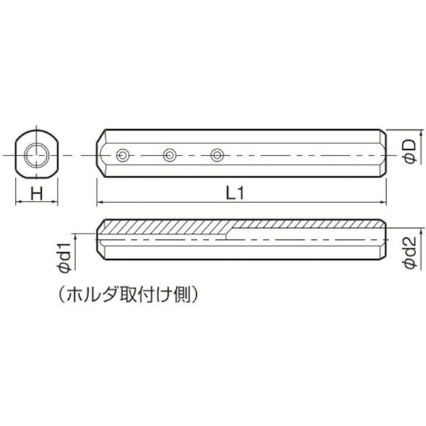 ・SH型です。・ボーリングバー用スリーブ・取付けシャンクサイズ:φ4・取付けシャンクサイズ:φ4・生産国 日本・JANコード 4960664007608SH0416-100楽天 HD店　