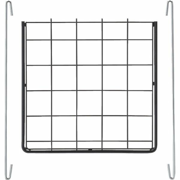 ・棚用ディスプレイネットと組み合わせて使用してスペースを有効利用できます。・間口(mm)：269・奥行(mm)：260・色：ブラック・網目：50×50mm・本体・ステー:スチール・本体表面処理:粉体塗装・ステー表面処理:電気亜鉛メッキ仕上げ...