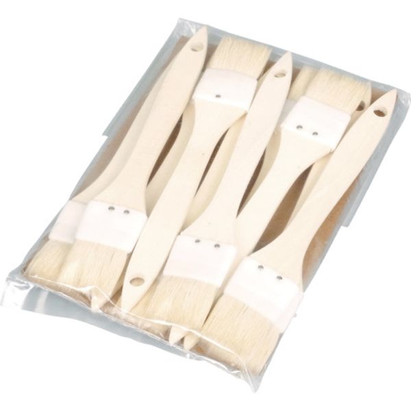 ・10本入のお買い得パックです。・サビが出ない、安全刷毛です。・油性、ニス用。・補修、工作用。・刷毛幅(mm)：15・毛丈(mm)：25・玉厚(mm)：5・全長(mm)：185・毛:山羊毛・柄:木(枠:ポリプロピレン(PP))・生産国 中国...