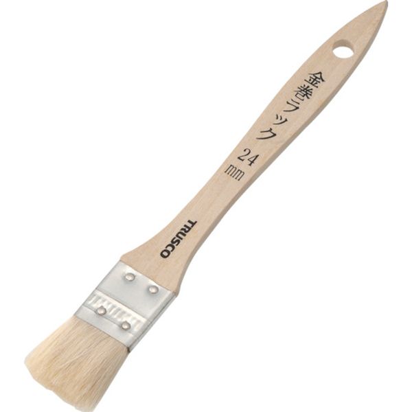 ・細い部分の塗装用に適しています。・油性用、ニス用。・刷毛幅(mm)：24・毛丈(mm)：25・玉厚(mm)：4・全長(mm)：190・毛:山羊毛・柄:木・生産国 中国・JANコード 4989999416718・質量 10g・コード：254...