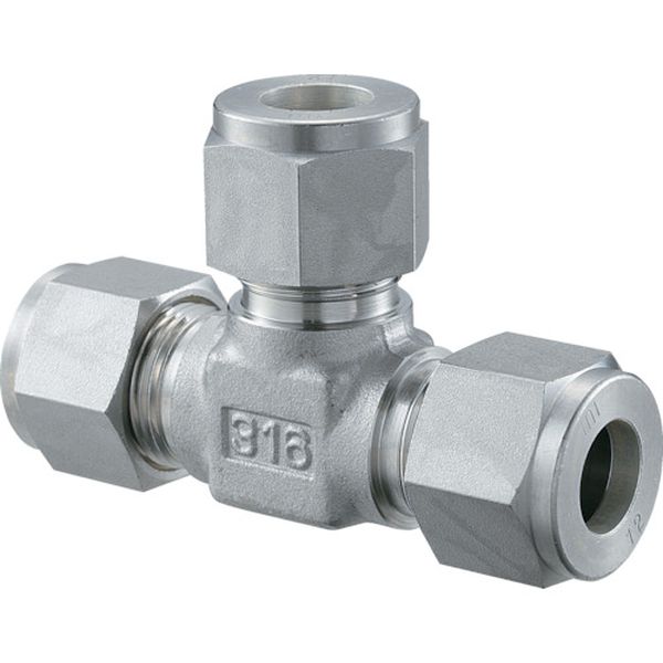 ・本体、ナット、スリーブ(リアフェルール・フロントフェルール)で構成され、パイプを差し込み、スパナで締め付けます。・適用ステンレス管規格。・適合管外径T(mm)：15・六角対辺(mm)：26・寸法A(mm)：39・寸法(mm)A：39・使用...