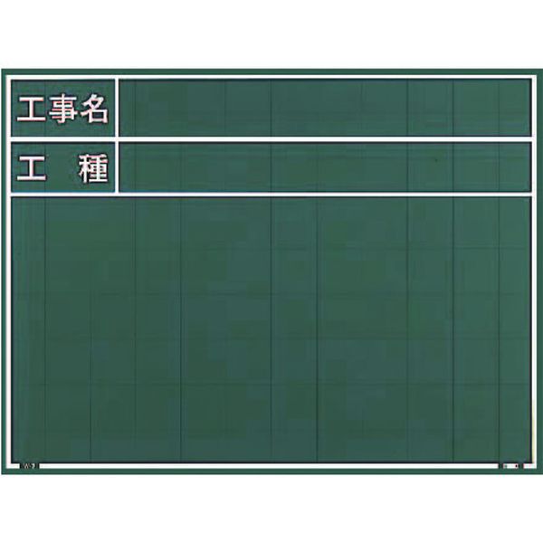 ・チョークののりが良い滑らかな表面です。・光の反射を抑えた塗料で撮影の失敗を防ぎます。・反り、割れの生じにくい耐久性に優れた黒板です。・現場写真工事記録用。・板面色：グリーン・縦(mm)：450・横(mm)：600・表示内容：工事名・工種・...