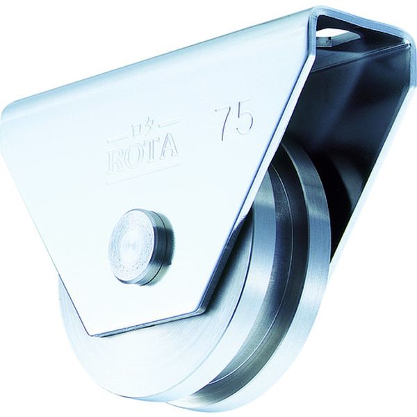 ・ベアリング内蔵で、耐久性に優れます。　・枠と車との間にスペースを設けているため、レールに多少のゆがみやズレがあってもスムーズに開閉します。・門扉・工場・出入口用扉・各種倉庫など。・許容荷重(daN)：245・許容荷重(kgf)：250・車...