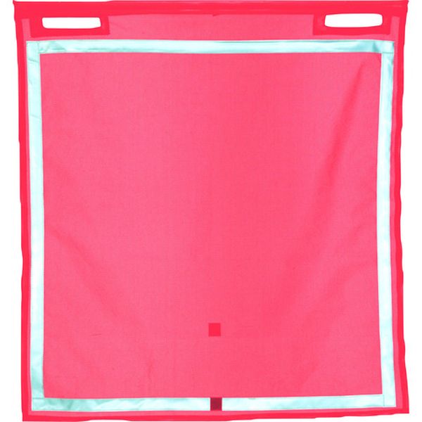 ・メッシュ生地の為、警戒前方が見えるので安全に停止、誘導ができます。・誘導。・交通整理用、工事現場などに・色：蛍光オレンジ(反射材付)・棒サイズ(mm)径×長さ：φ25×870・縦(mm)：900・横(mm)：900・旗竿：ポリカーボネート...