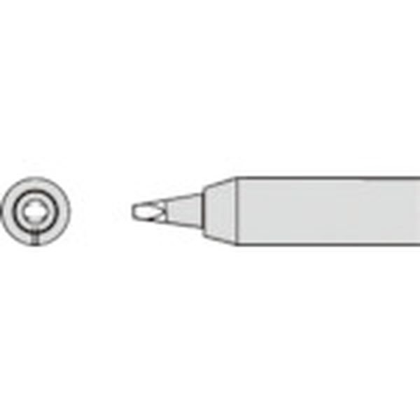 ・RX8シリーズの交換こて先です。・品名：替えこて先・コテ先名称：W1.2mm・適合機種：RX-802ASPH・こて先幅(mm)：1.2・鉛フリーはんだ対応・ヒーター一体型・生産国 日本・JANコード 4975205564274・質量 8....