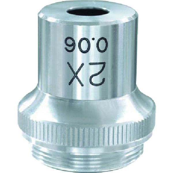 ・工作顕微鏡用の対物レンズです。・品名：対物レンズ　2倍・適合機種：CLB-0、ILB-0、LLB-0・作動距離(mm)：71.5・焦点距離(mm)：53.0・倍率：2・N.A.：0.06・分離能(μm)：5.08・倍率(倍)：2・取付ねじ...