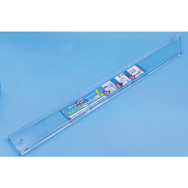 ・両側の立ち上がりと指穴があり、非常に持ちやすいジョイント切断用定規です。・クロスのジョイント切断用定規として。・全長(mm)：450・刃幅(mm)：45・横(mm)：45・厚さ(mm)：10・アクリル樹脂・先端が鋭利になっております。・生...