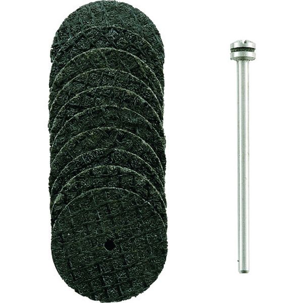 ・金属、プラスチックなどの切断に。・直径(mm)：22・シャフト：付・シャフト径(mm)：2.35・厚み：1.0mm・グラスファイバー入りレジ砥石・生産国 ドイツ・JANコード 4952989288121・質量 2g・コード：251-431...