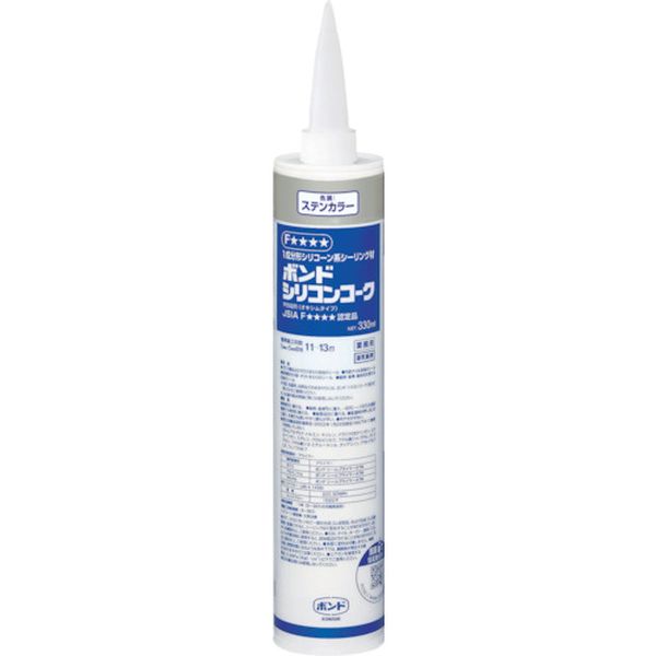 ・耐候性・耐薬品性に優れます。・ステンカラー色調へ対応・アルミサッシ、門扉、手摺り、各種金属加工建材・耐熱、耐寒、耐水性を要する目地。・ガラス同士およびガラス周り目地。・配管取付部やダクト周り。・色：ステンカラー・容量(ml)：330・使用...