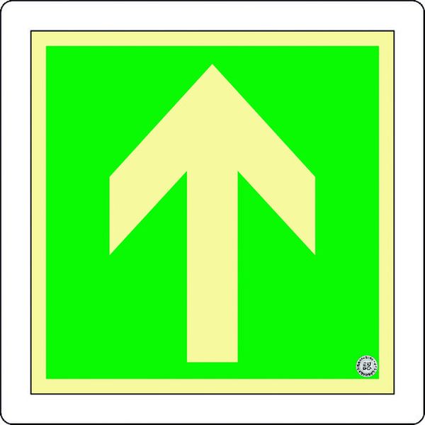 ・長時間の自発光能力で、停電時の避難誘導に効果を発揮します。・安心の日本消防設備安全センター認定品です。・組み合わせて床面に。・誘導灯の補助として。・表示内容：↑(矢印マーク)・取付仕様：貼付タイプ・縦(mm)：300・横(mm)：300・...