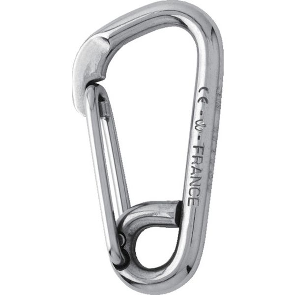 ・丁寧に鍛造されたステンレス(SUS316L)製で非常に頑丈で安全に使用できます。・本体にはCEマーク(機械指令)が刻印されております。・ロープ、チェーン、ワイヤーなどのと締結金具として。・使用荷重(kN)：1.57・使用荷重(kg)：16...