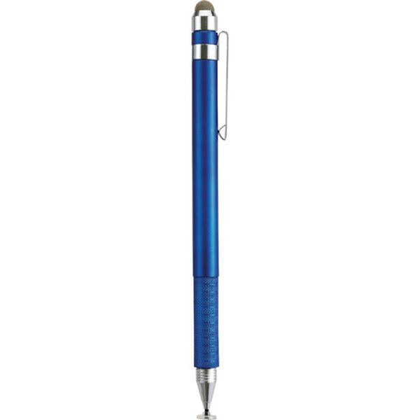 ・ディスクタイプと金属繊維の2WAYタッチペンです。・長さ(mm)：150・幅(mm)：15・色：青・高さ(mm)：150・奥行(mm)：10・導電繊維タイプ・ABS・ゴム・生産国 中国・JANコード 4521718917665・質量 35...