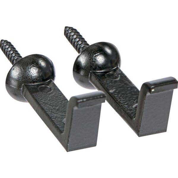 ・ガラス額縁製品も安全に飾ることの出来るフックです。・額縁用・幅(mm)：13・縦(mm)：16・受幅(mm)：20・品名：木部用額受20mm・耐荷重(Kg)：3・本体：亜鉛・ネジ部：鉄・2個1組・耐荷重3kg以下でご使用ください。・生産国...