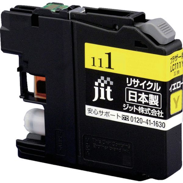 ・高品質の日本製です。・本社のある山梨県南アルプス市の工場で一つ一つ心を込めて、生産から出荷まで行っています。・プリンタ用インクカートリッジ。・インク色：イエロー・適合純正品番：LC111Y・適合プリンタ：DCP-J552N / DCP-J...