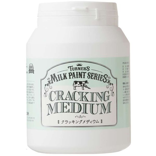 ・森永乳業のミルク原料を使用したペイントです。・DIY・ホビー向け屋内木部などに。・色：クラッキングメディウム　・容量(L)：0.45・乾燥時間：2時間・指触乾燥時間：2時間・塗り重ね可能時間：2時間・塗り重ね回数：1・塗布面積(［［M2］...