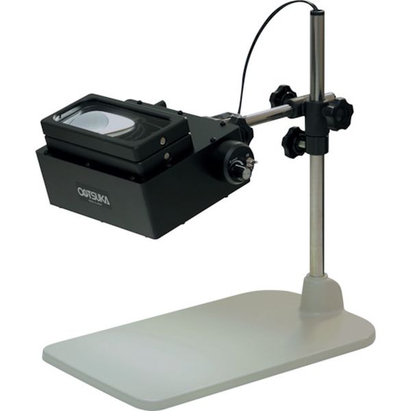 ・同軸照明と拡大鏡の機能を組み合わせた製品・金属や樹脂表面の異常の可視化、深溝内の検査・倍率(倍)：2×/4×・レンズ寸法(mm)：130×50・幅(mm)：188・奥行(mm)：320・高さ(mm)：331・消費電力(W)：16・光源：L...