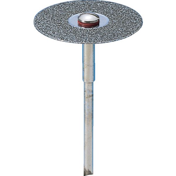 ・ダイヤモンド砥粒を電着していますのでガラス等の非金属に向きます。金属には向きません。・セラミックス、ガラス、大理石、FRPの切断に・外径：22・厚：0.4・軸サイズ：3・φ3・ヤナセ　電着ダイヤ　カッティングディスクB　22x0.4x3・...