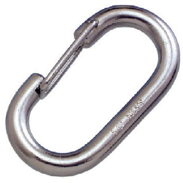 ・シンプルな形状のフックです。・チェーン・ワイヤ・ロープなどの連結や、端末の金具のジョイントに使用します。・使用荷重(kN)：0.29・D(mm)：6・L(mm)：52・S(mm)：15・W(mm)：21・R(mm)：7・材質：ステンレス(...