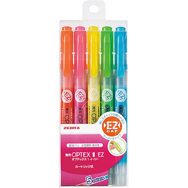 ・キャップの両サイドをつまむだけで、簡単に開けることができます。・乾けば水に流れず、耐光性に優れています。・鮮やかな蛍光色が長く持続します。・感熱紙に使用しても筆記線の変色が少なく、感圧紙でも文字を隠ぺいしません。・インク色：オレンジ・ピン...