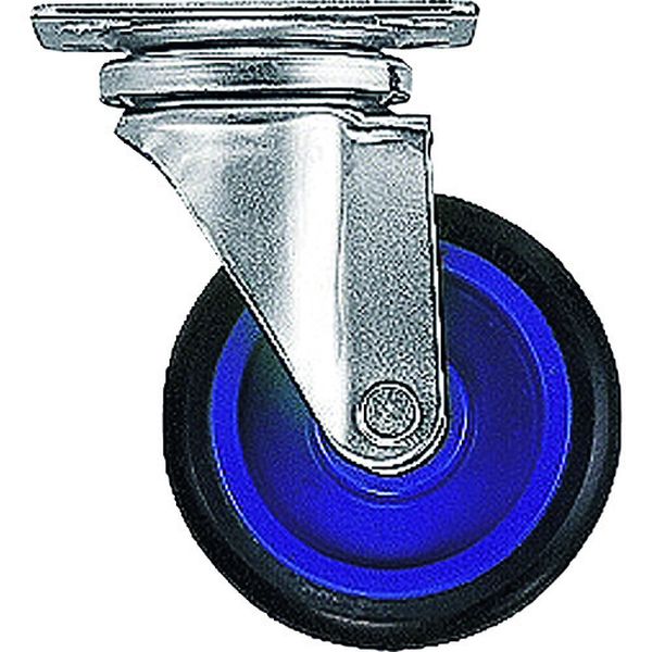 ・積載荷重150kg用取り替え用キャスターです。・キャリーラック小用取り替え車輪径100mm自在キャスター(前輪部)です。・キャスター高さ(mm)：123・キャスター取付ピッチ(mm)：40×82・車輪径(mm)：100・車輪幅(mm)：2...