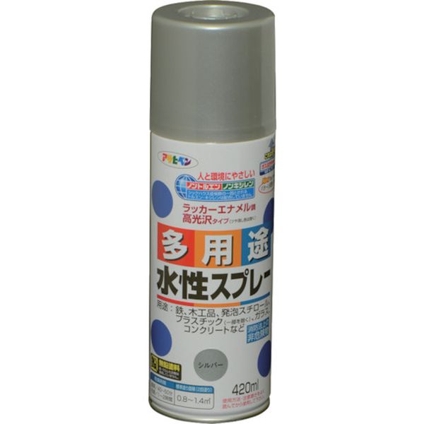 ・タレにくく、きれいに仕上がります。・油性塗料や発泡スチロールに塗っても下地を侵さず、いろいろな素材に使用できます。・発泡スチロール、プラスチック(アクリル、硬質塩ビ、ABS、スチロール)、鉄、木、コンクリート、紙、ガラスなどに。・色：シル...