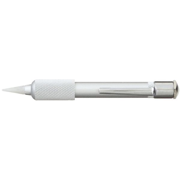・石筆細丸専用ホルダーです。・寸法(mm)：直径11×80・ホルダーサイズ直径(mm)：11・ホルダーサイズ全長(mm)：80・石筆細丸4本入・本体：アルミ・長さ調整などホルダーのネジ部を緩める場合、石筆が落下し折れる恐れがあります。・用途...