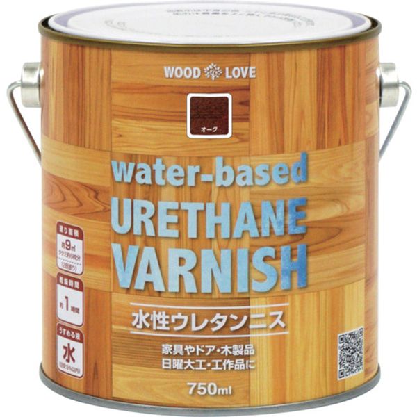・臭いが少なく、塗りやすい水性塗料です。・乾燥後、硬い塗膜ができます。・着色とニス塗りが同時にでき、木目を生かした美しいつやに仕上がります。・家具やドア・木製品・日曜大工・工作品に。屋内で使用する木製家具や工作品に。・色：オーク・容量(L)...
