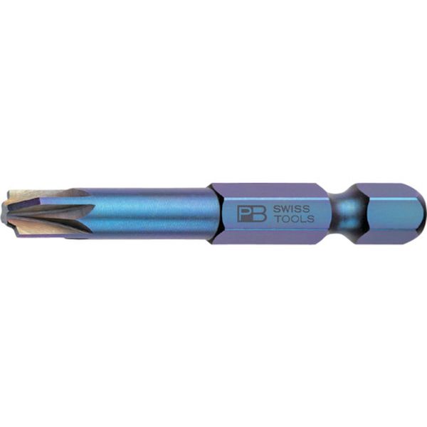 ・強度と精度に優れた差込角1/4インチ(6.35mm)の段付きマイナスポジドライブビットです。・全長(mm)：50・シャンク径(mm)：6.35・生産国 スイス・JANコード 7610733092482・質量 10.500g・コード：857...