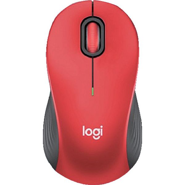 ・Bluetooth、LogiBoltの2種類接続可能なワイヤレス静音マウスです。・色：レッド・縦(mm)：108.2・横(mm)：61・厚さ(mm)：38.8・ボタン数：3・接続方式：無線接続(Bluetooth、Logi Boltレシー...