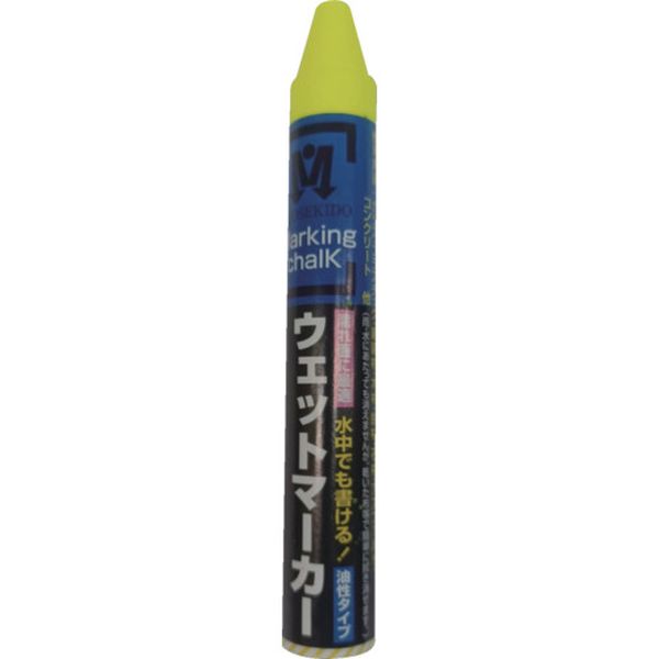 ・耐熱70℃、耐冷-15℃で溶けにくく、はっきり書けるチョークです。・どこにでもよく書けます。・濡れた滑面にも書けます。・濡れ材(木材、鉄鋼材、雨天道路)アスファルト、ブロック材、コンクリート、ガラス、タイヤなど。・色：蛍光イエロー・直径(...