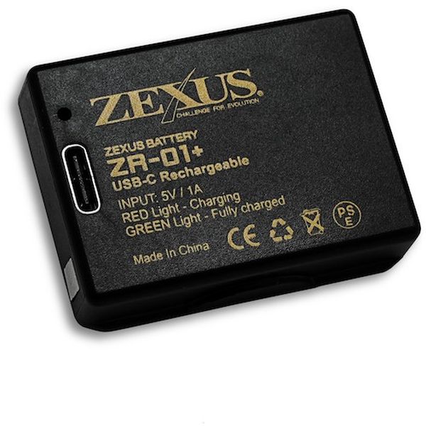 ・ハイブリッドタイプ用の充電池です。・USB Type-C端子(別売)にて充電できます。・あらゆる場所で充電が可能です。・充電時間：約3時間・適合機種：ZX-155、ZX-160、ZX-160X、ZX-165、ZX-170、ZX-180、Z...