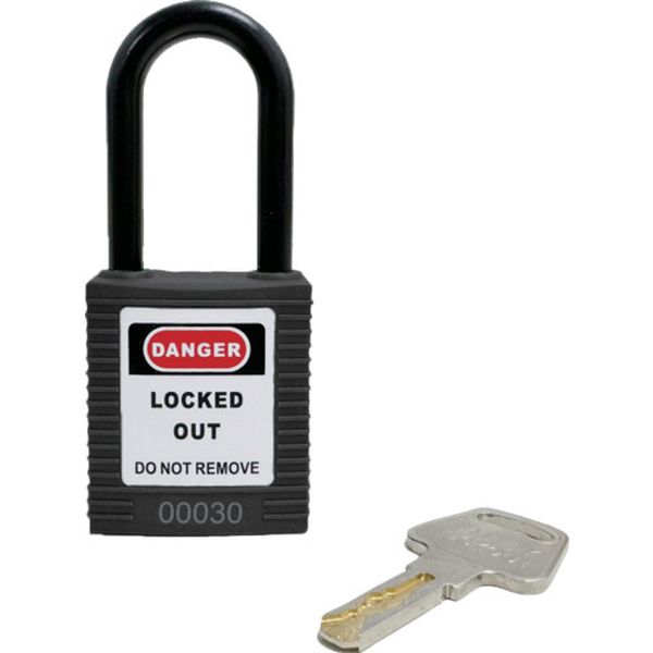 ・絶縁が必要な環境でのロックアウトに最適です。・豊富なカラーバリエーションからお選びいただけます。・ロックアウトに。・幅(mm)：38・高さ(mm)：89・色：黒・ケース寸法(mm)幅：38・ケース寸法(mm)奥行：20・ケース寸法(mm)...