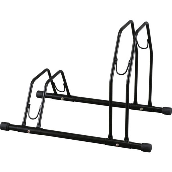 ・簡単に設置ができる自転車スタンドです。・子供用からスポーツタイプまで様々な車種のタイヤに幅広く対応します。・高低差がありスペースを取らず、横の自転車とハンドルが干渉しないのでスムーズに取り出しができます。・スタンドは転倒防止のために地面に...