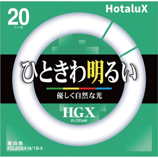・丸管形3波長蛍光ランプ省電力20Wライフルック昼白色優しく自然な光です。・明るさ(lm)：1300・光源色：昼白色・生産国 非公開・JANコード 4904323613304・質量 130g・コード：410-7670 ・品目：FCL20EX...