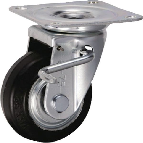 ・スタンダードキャスターで、さまざまな場所で最も使用されています。・金具の耐久性も優れています。・各種搬送台車、什器に。・許容荷重(daN)：80・許容荷重(kgf)：81.6・車輪径D(mm)：75・車輪幅(mm)：32・取付高H(mm)...