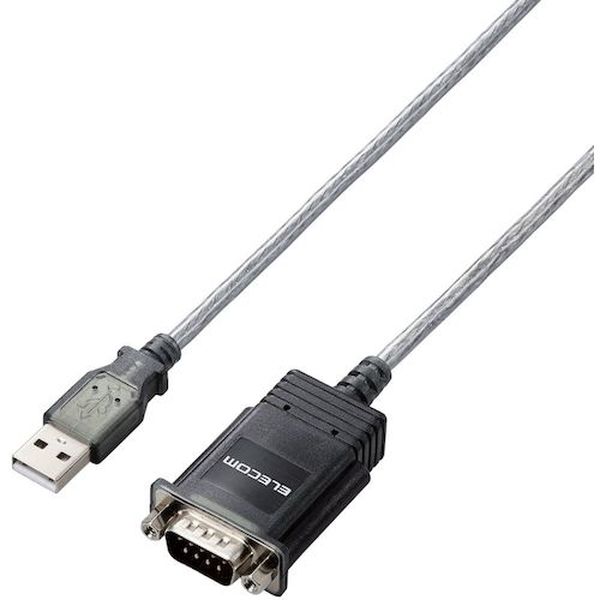 ・パソコンのUSB-AポートをRS-232C(D-Sub9pin)プラグに変換し、PDAやモデム・TAなどのRS-232C周辺機器とデータ転送ができる変換ケーブルです。・コネクター部に変換回路を内蔵しておりコンパクトで持ち運びがしやすいです...