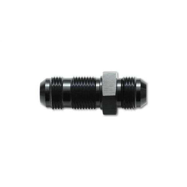Vibrant -6AN Flare Straight Bulkhead Adapter Fitting - Aluminumメーカー：Vibrantメーカー品番：10682・掲載画像は、カタログより抜粋した参考画像となっております。ご不安...