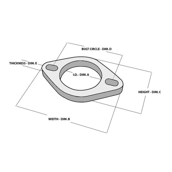 Vibrant 2-Bolt T304 SS Exhaust Flange (3in I.D.)メーカー：Vibrantメーカー品番：1473S・掲載画像は、カタログより抜粋した参考画像となっております。ご不安な場合は、メーカーサイトでのご...
