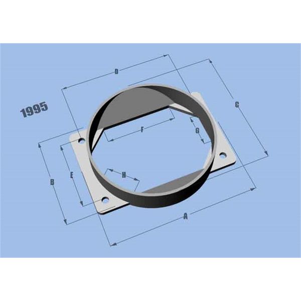 Vibrant MAF Sensor Adapter Plate for Mitsubishi applications use w/ 4.5in Inlet I.D. filters onlyメーカー：Vibrantメーカー品番：1995...