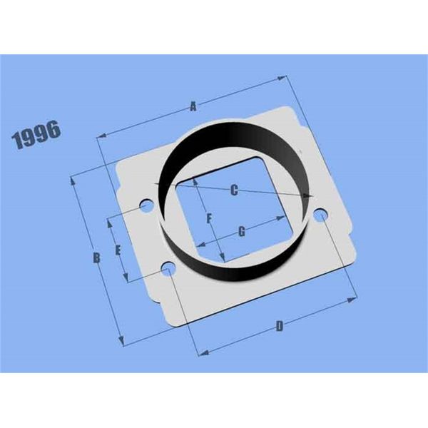 Vibrant MAF SenAdapter Plate Toyota w/ Bosch MAF Sensuse w/ 3in ID filteronlyメーカー：Vibrantメーカー品番：1996・掲載画像は、カタログより抜粋した参考画...