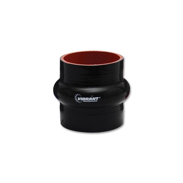 Vibrant 4 Ply Reinforced Silicone Hump Hose Connector - 3.5in I.D. x 3in long (BLACK)メーカー：Vibrantメーカー品番：2735・掲載画像は、カタログよ...