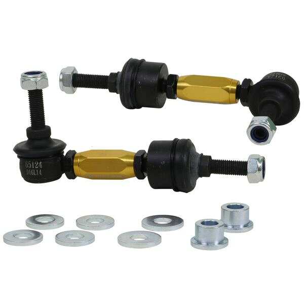 Whiteline 2012+ Ford Focus ST Rear Adjustable Heavy Duty Sway Bar Link Kitメーカー：Whitelineメーカー品番：KLC195・掲載画像は、カタログより抜粋した参考...