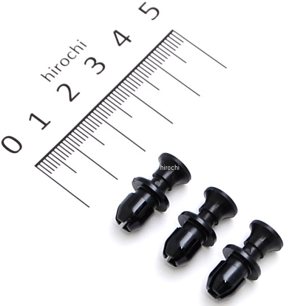 ・寸法 ホンダ type A φ8・入数 : 3 ヶ・材質 : ナイロン製 / ブラック0900-005-03010楽天 JP店　